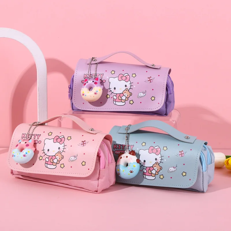 Sanrio-Hello-Kitty-Pencil-Case-Miniso-Anime-Cartoon-Cute-KT-Cat-Kuromi ...