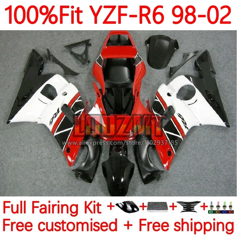 Yamaha R6 Red And White