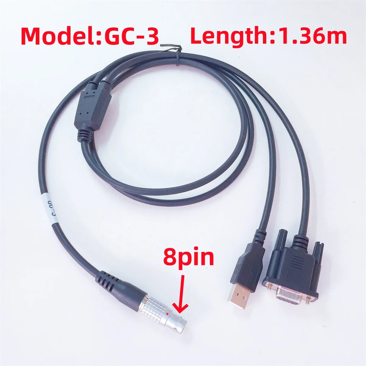GC-3 cable for connect Hi-target GPS GNSS to computer cable GC-3 RS232 ...