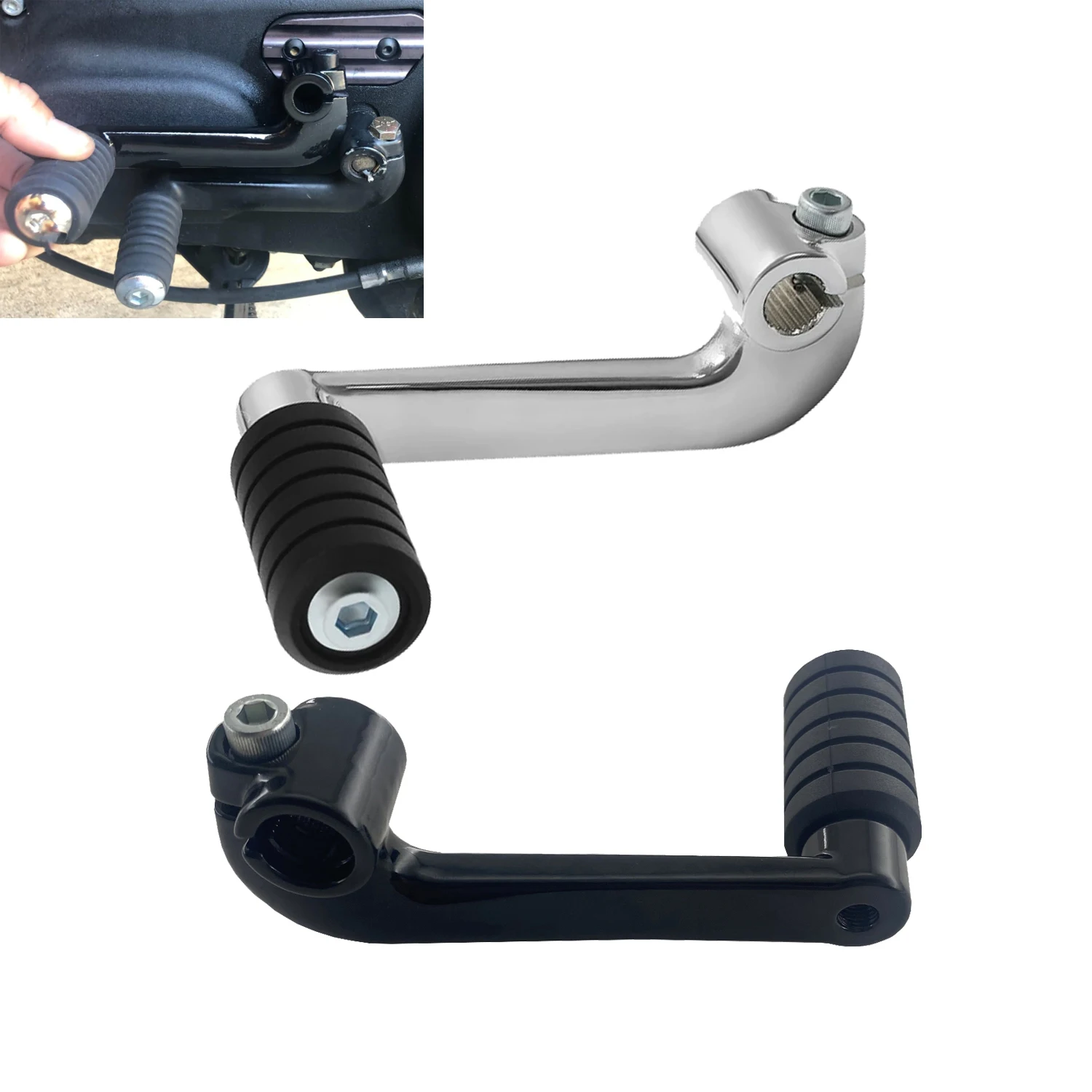 Mid Control Shifter Lever W/ Shift Pedal Peg For Harley Sportster XL ...