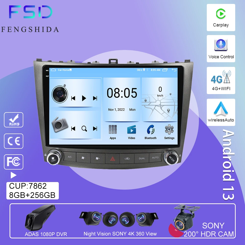 Android-For-Lexus-IS250-IS300-IS200-IS220-IS350-XE20-2005-2012-Car ...