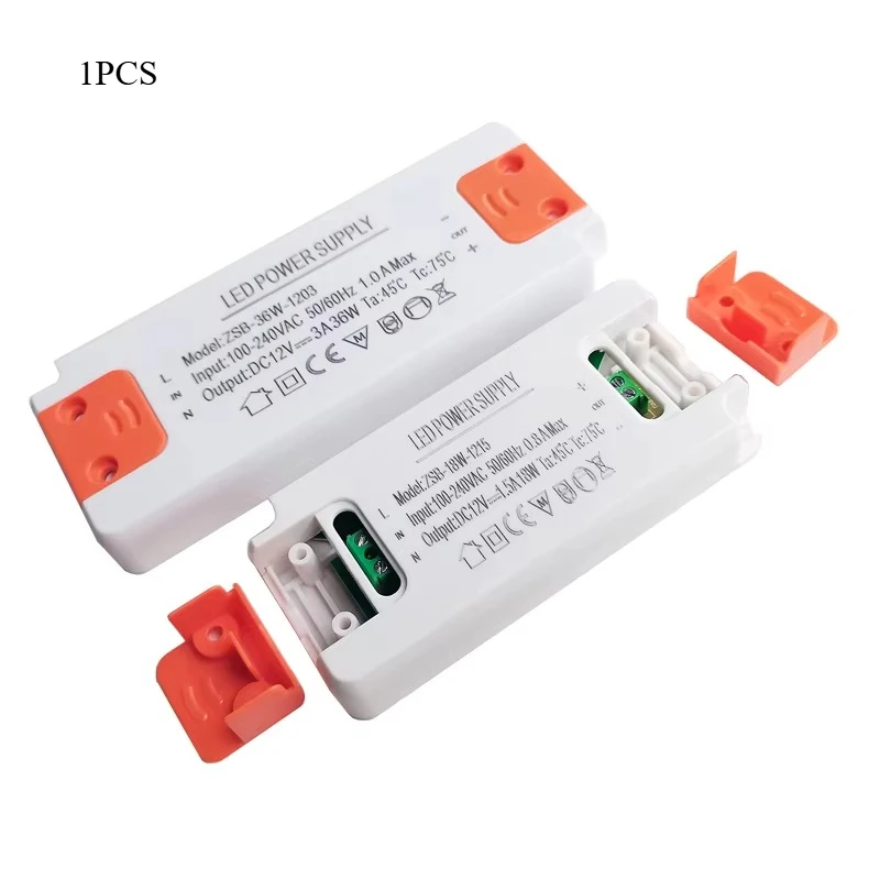 12W 18W 24W 36W AC 110V 220V 12V 1A -3A LED Driver Power Supply Power ...
