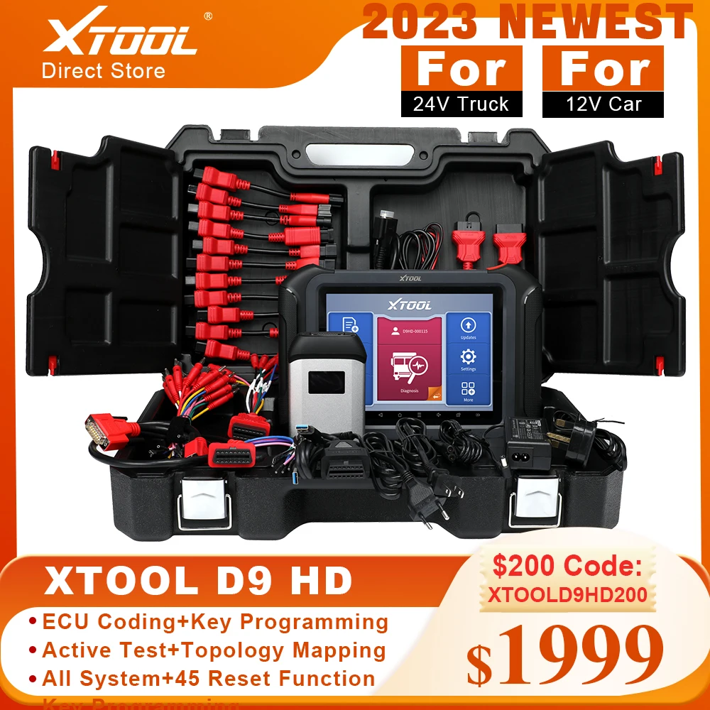 XTOOL-D9-HD-OBD2-Dagnostic-Scanner-for-24V-Heavy-Duty-Truck-ECU-Coding ...