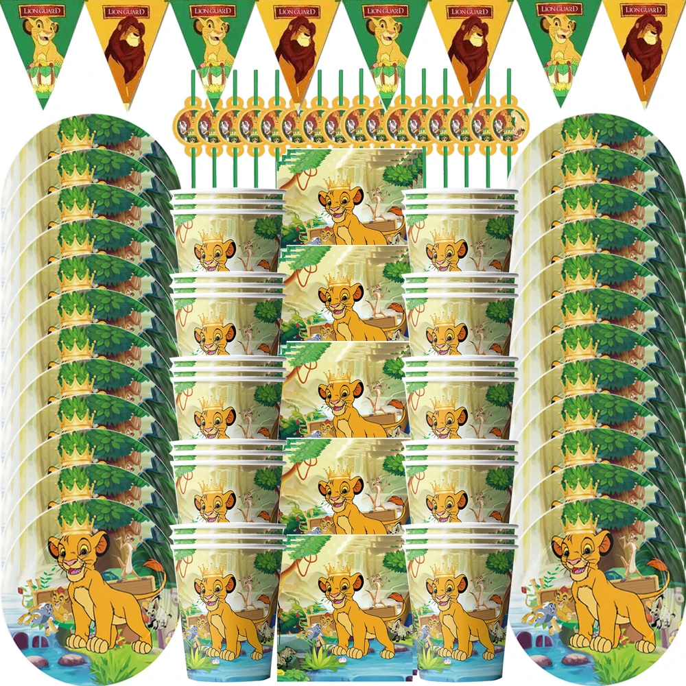 Disney-The-Lion-King-Simba-Birthday-Party-Decoration-Disposable ...