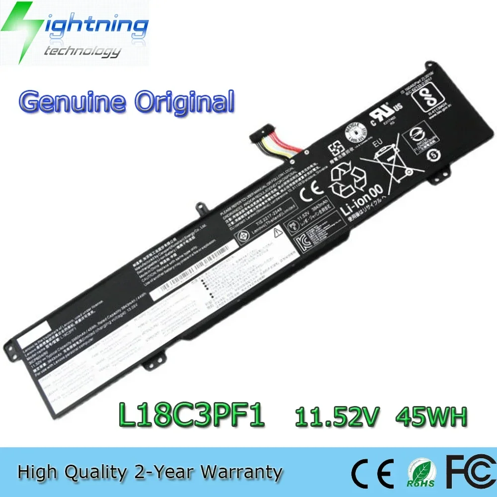 New Genuine Original L18C3PF1 11.52V 45Wh Laptop Battery for Lenovo ...