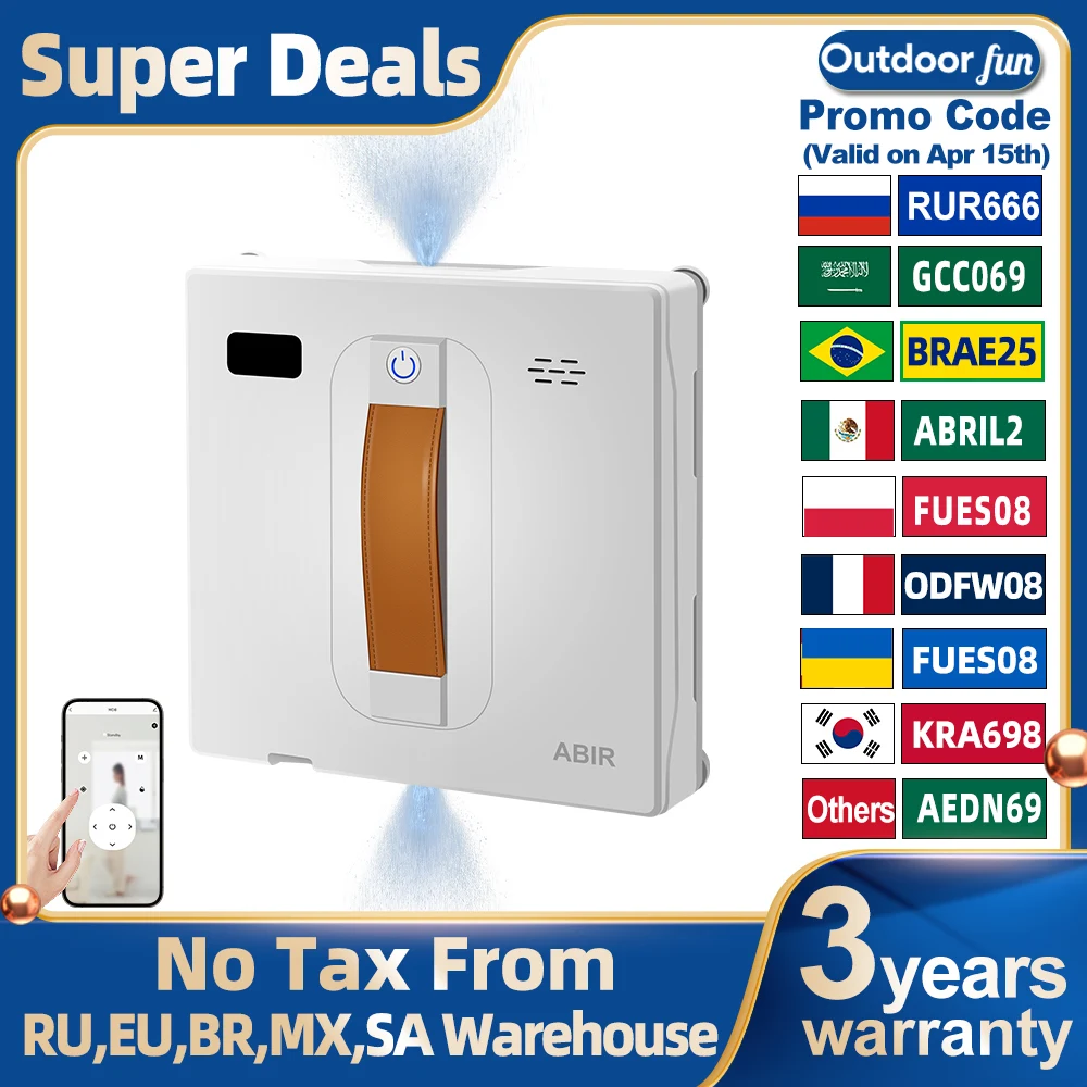 Window-Vacuum-Robot-Cleaner-ABIR-WD8-Dual-Ultrasonic-Spray-AI ...