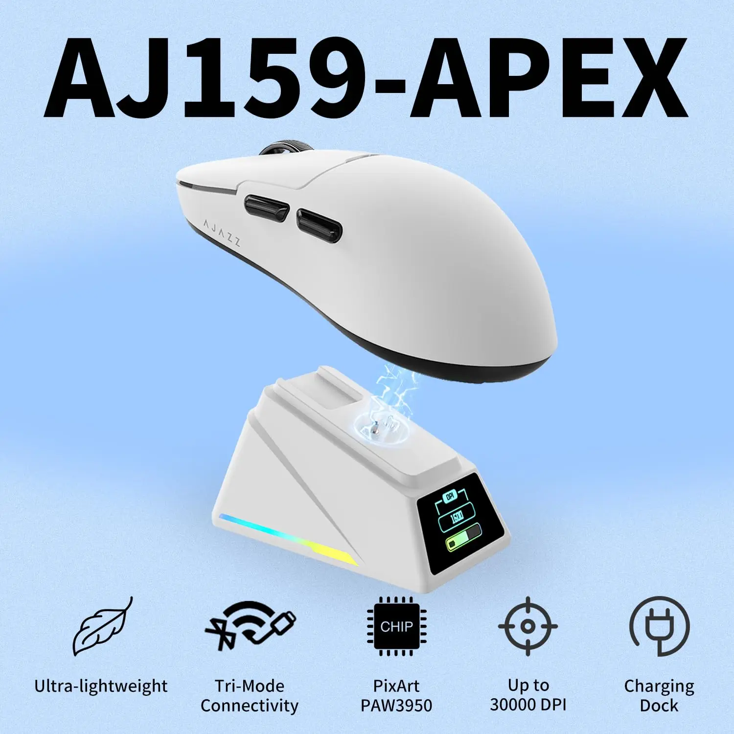 Ajazz-aj159apex-159p-mouse-para-jogos-ultraleve-sem-fio-gamer-mouse-com ...