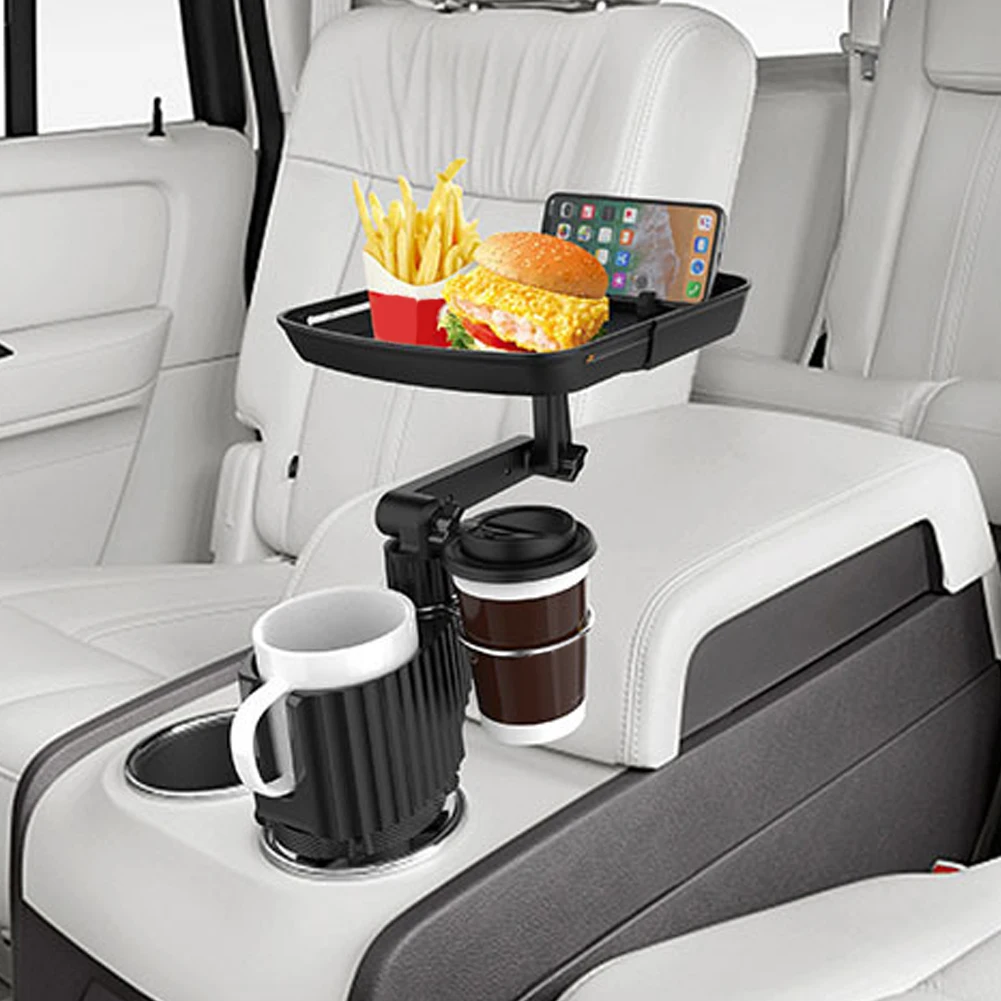 Multifunctional-Car-Cup-Holder-with-360-Swivel-Adjustable-Food-Eating ...
