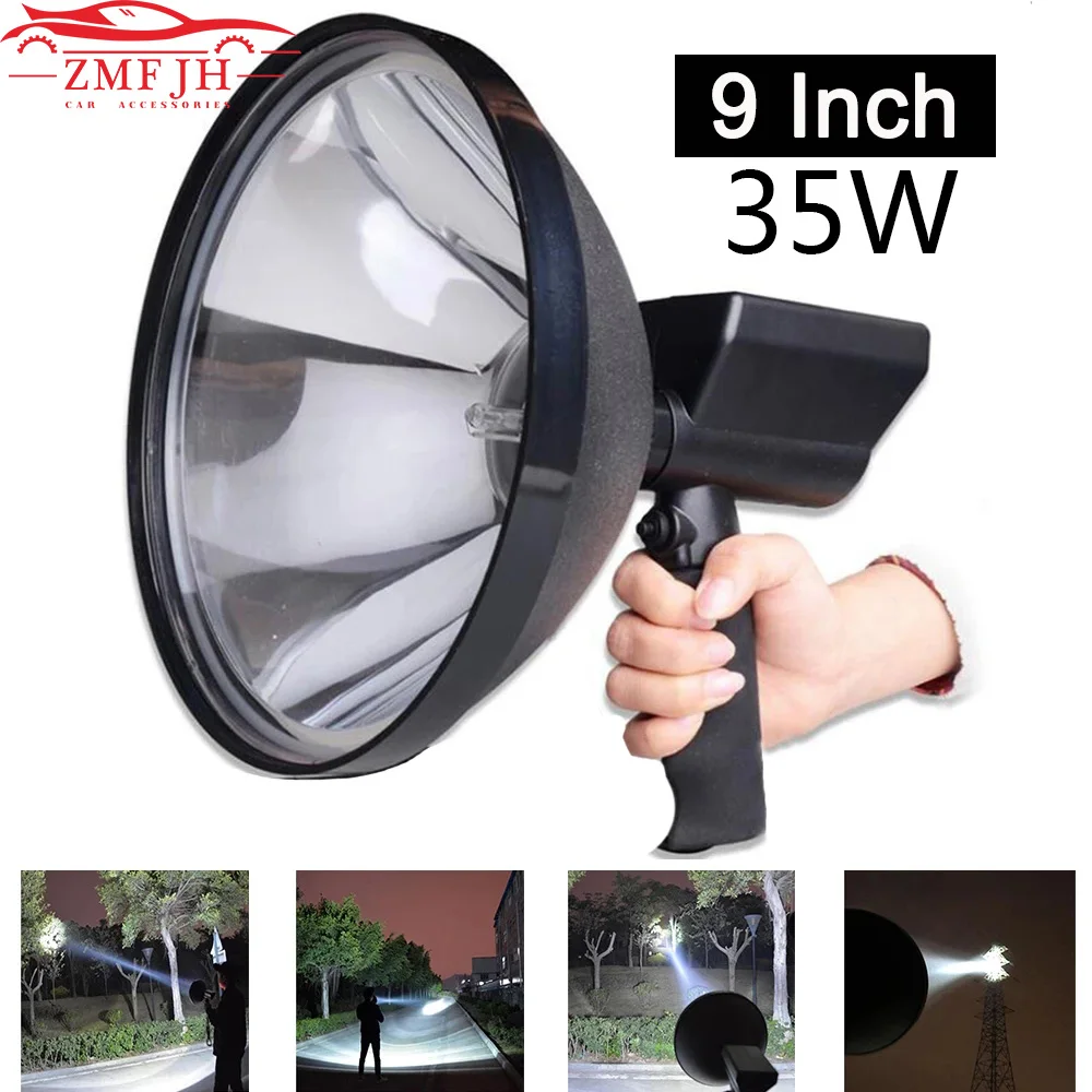 9-inch-35W-Car-work-light-Outdoor-Handheld-Hunting-Lamps-Searchlight ...