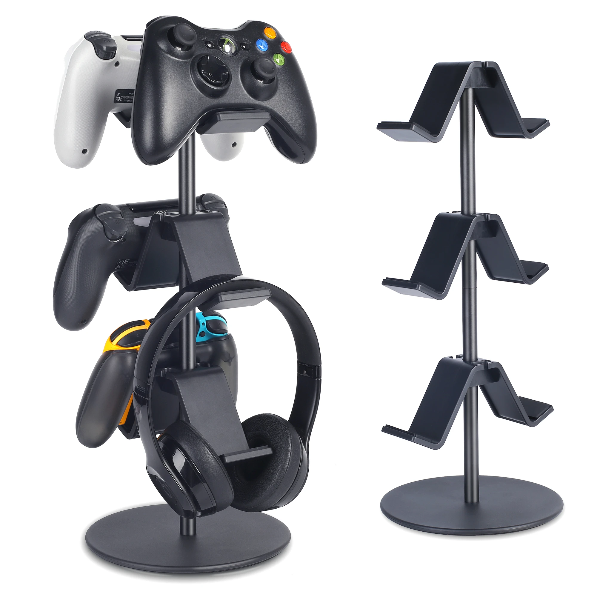 Controller Stand 3 Tier, Headset Stand, Multi-adjustable Game For All ...