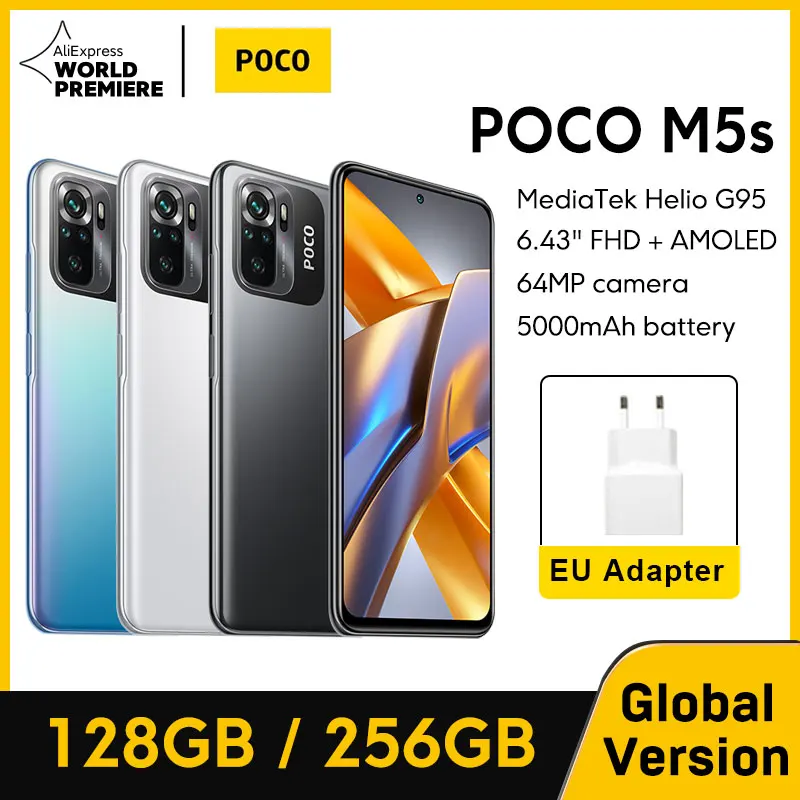 POCO-M5s-C-mera-Quad-Core-Octa-com-Display-AMOLED-128GB-256GB-MTK-G95 ...