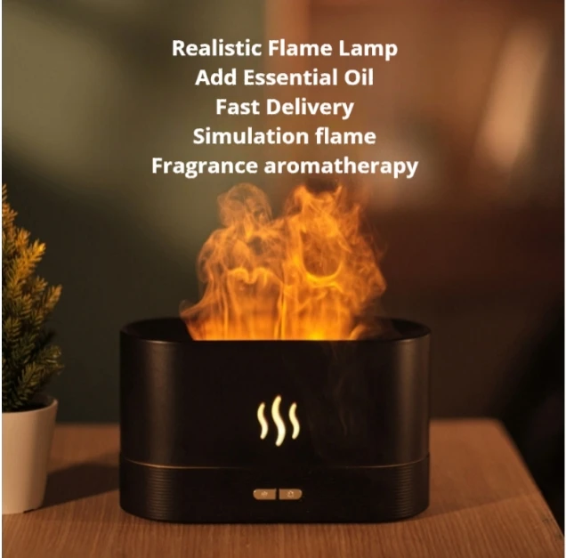 3D-simulation-flame-humidifier-Small-fog-ultrasonic-essential-oil ...