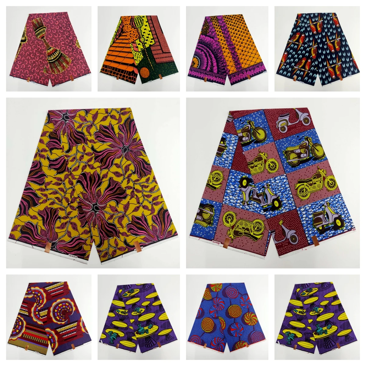 Ankara-Fabric-African-Real-Wax-Print-Cotton-100-New-Design-2024-Tissus ...