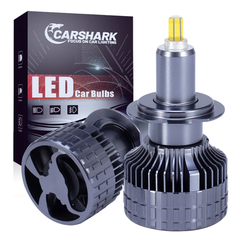 Carshark 9012 Hir2 H7 Led Bulbs Canbus Super 30000lm H1 H8 H9 H11 Car Headlight Lamps Ice 12v ...