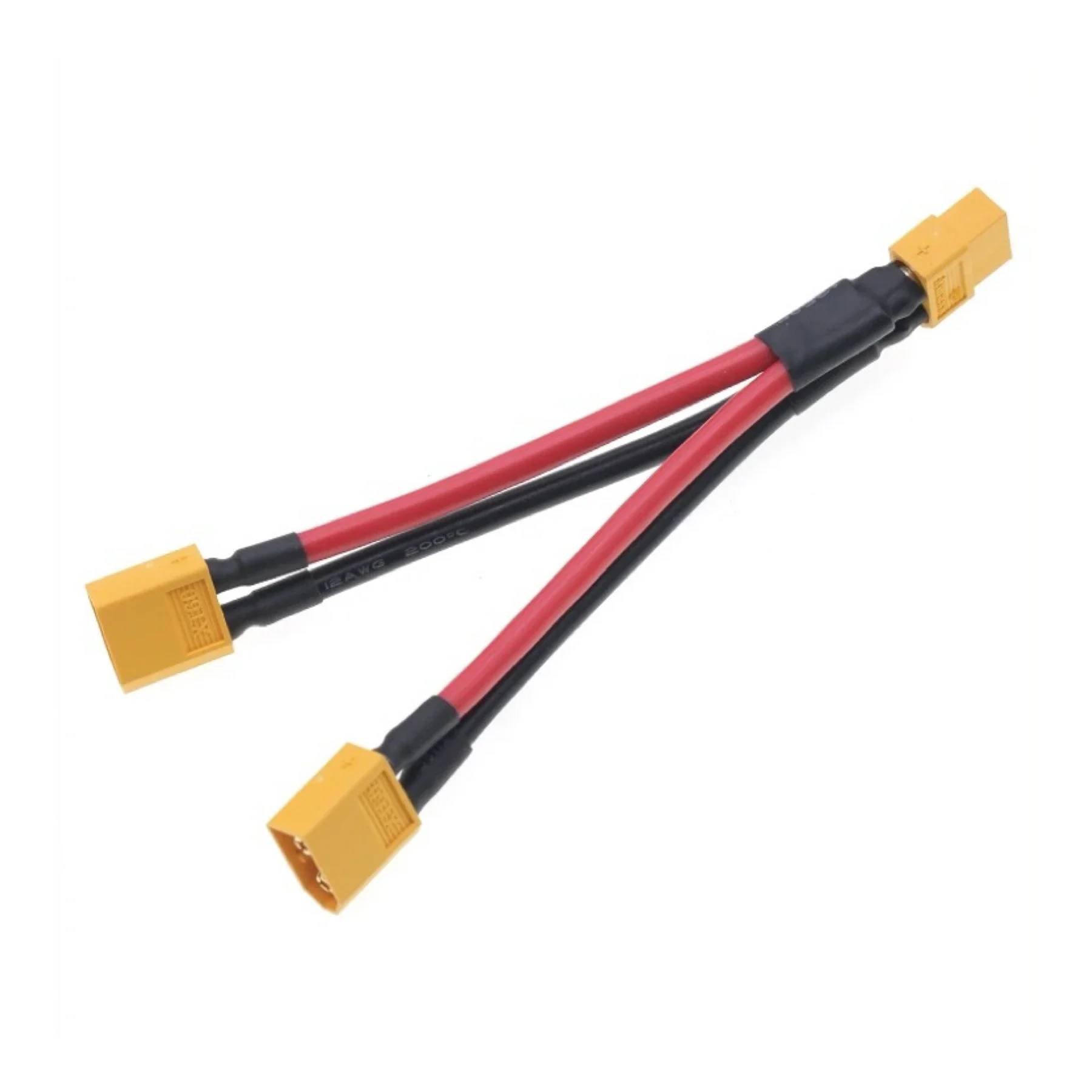 XT60-Parallel-Battery-Connector-Male-Female-Cable-Dual-Extension-1to2-1to3-12AWG-14AWG-Silicone ...