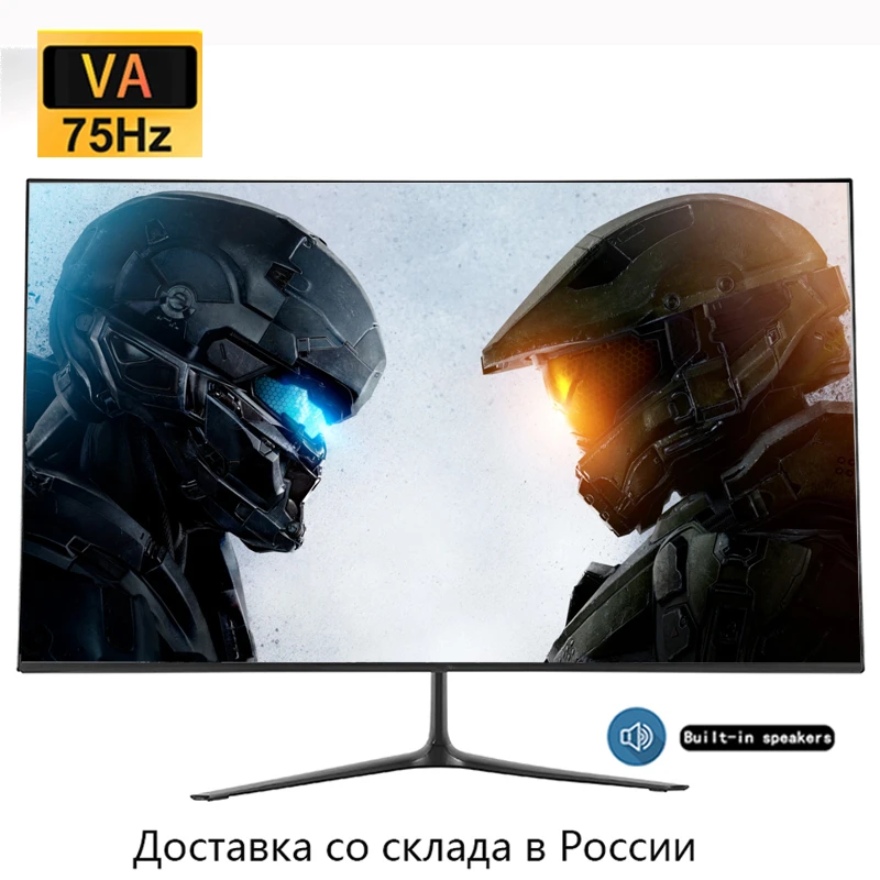 24 Polegada monitor 75hz 1080p desktop lcd exibe o monitor do pc va ...