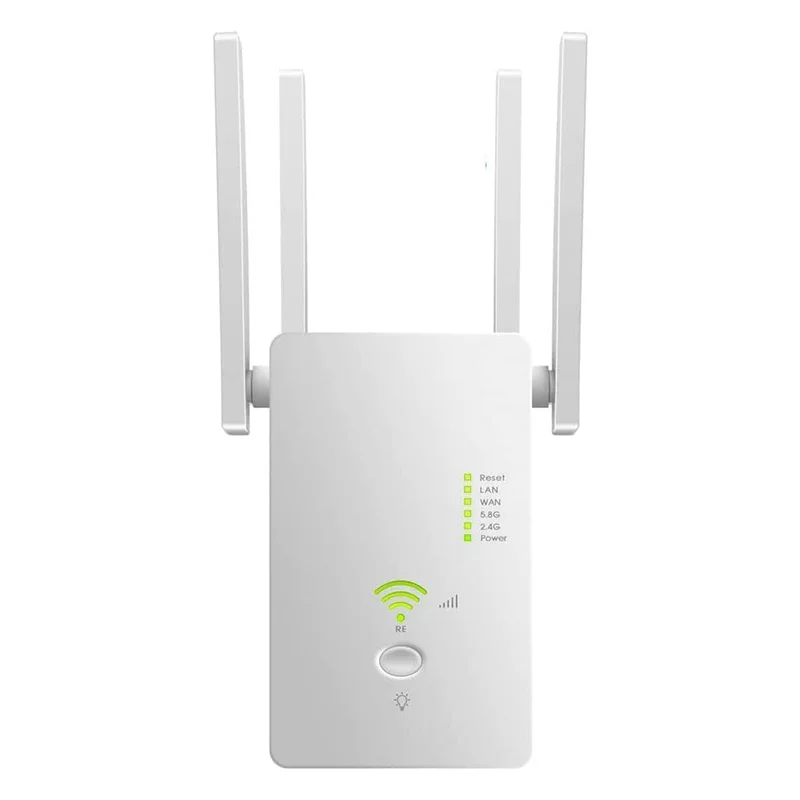 5g Wifi Repeater Wifi5 Amplifier 1200mbps Wi Fi Signal Network Extender ...