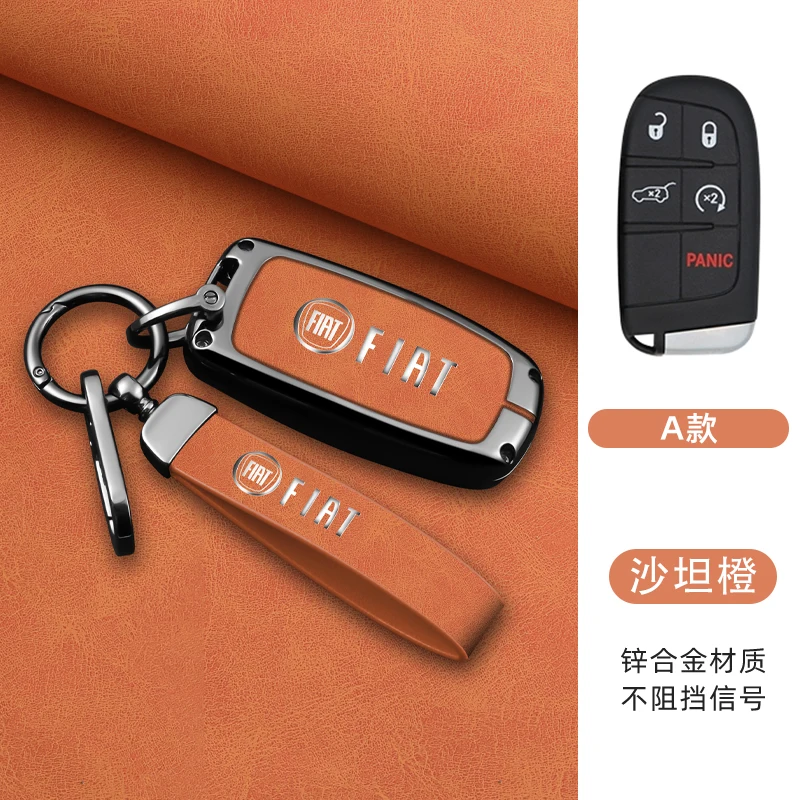 Zinc alloy Car Remote Key Case Full Cover Protection For Fiat Freemont ...