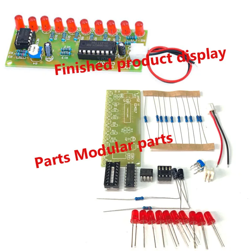 Diy Ne555 Cd4017 Soldering Running Light Kit Led Running Horse Kit Diy ...