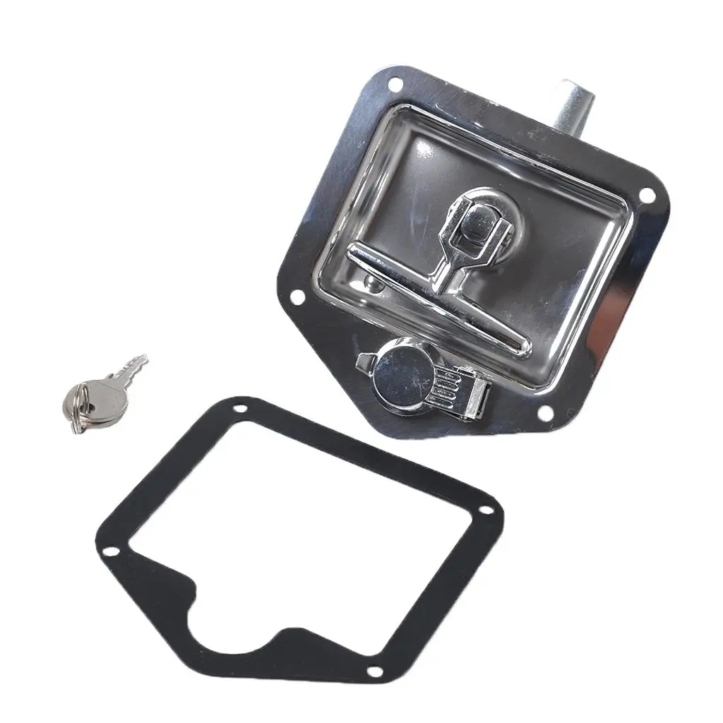 T-Handle-Tool-Box-Lock-Marine-RV-Door-Latch-with-Gaskets-2-Keys ...