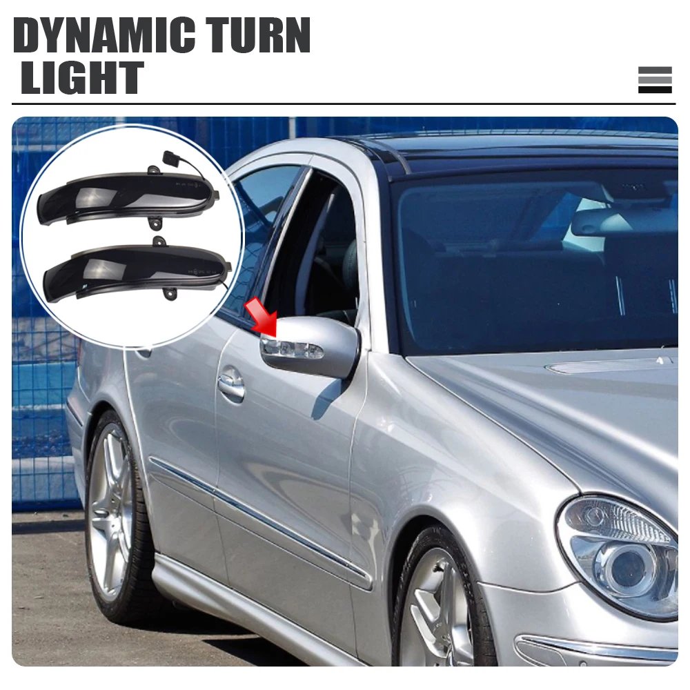 2Pcs-Dynamic-Indicator-Blinker-For-Mercedes-Benz-E-Class-W211-S211-2002 ...
