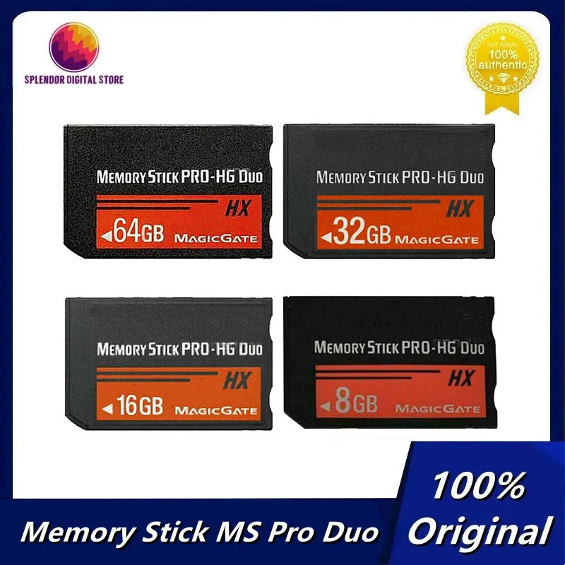 Original-8GB-16GB-32GB-64GB-Memory-Stick-Pro-Duo-HX-Game-Flash-Card-For ...