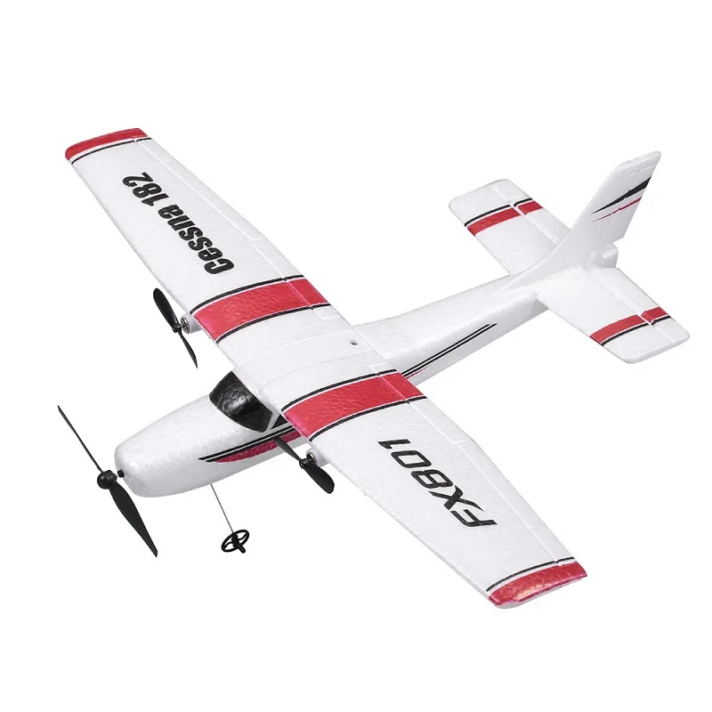 FX801-Stunt-Remote-Control-Glider-EPP-Foam-DIY-Cessna-182-Assembled ...