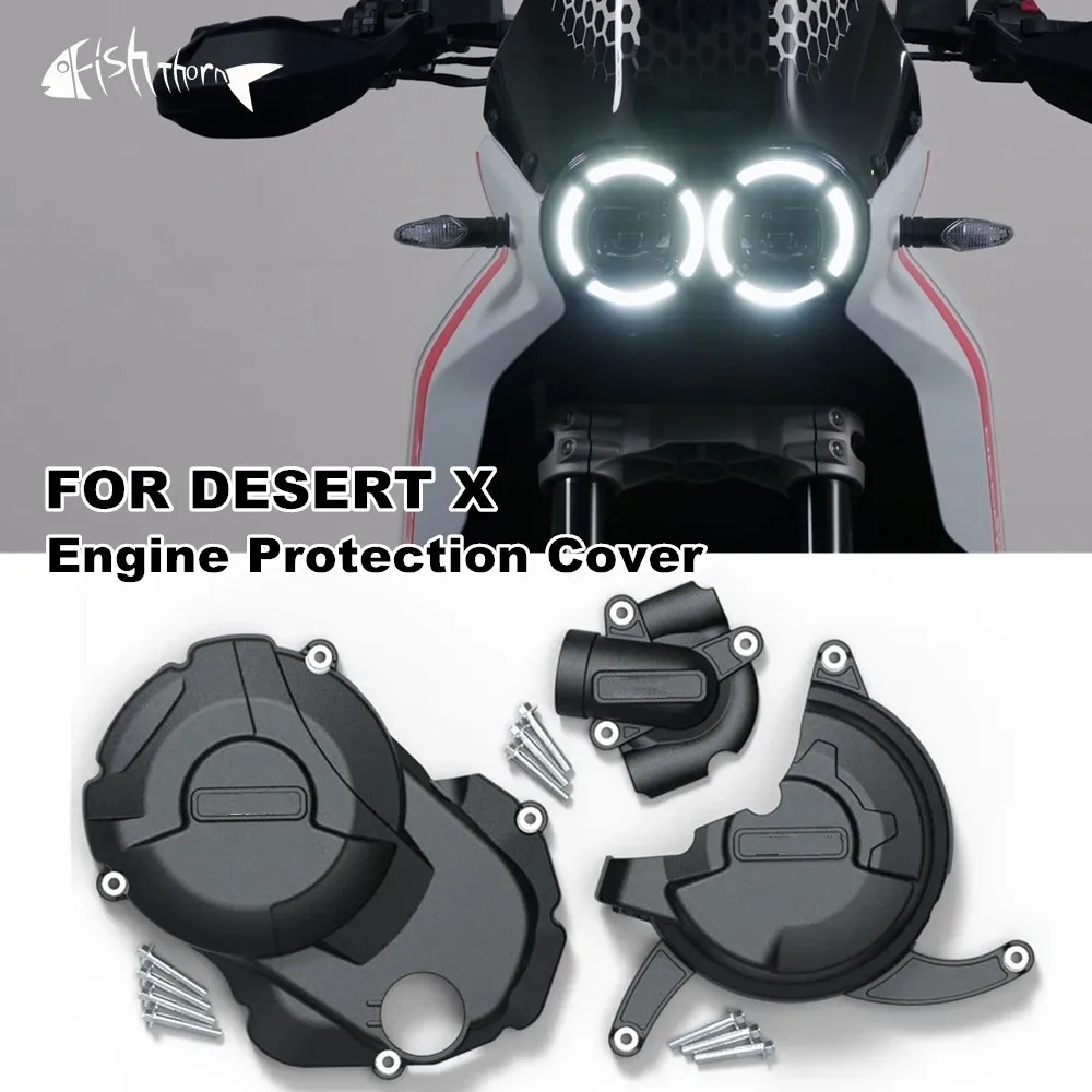 Motocicleta-Motor-Capa-Conjuntos-para-Ducati-Bonnet-Protector-Desert-X ...
