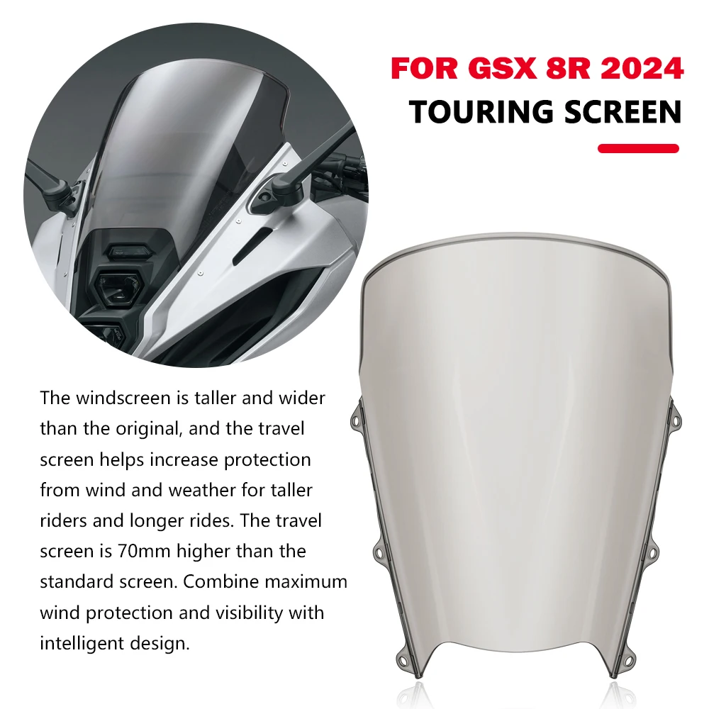 For GSX-8R GSX 8R 2024 Motorcycle gsx 8r windshield Accessories ...