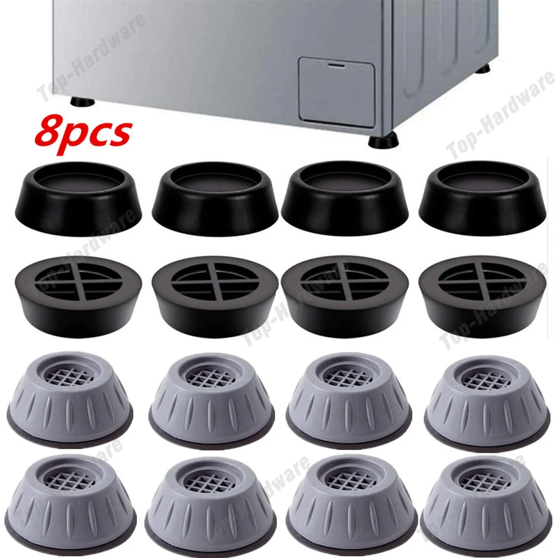 8Pcs Anti Vibration Pads Washing Machine Rubber Feet Legs Mat Anti ...