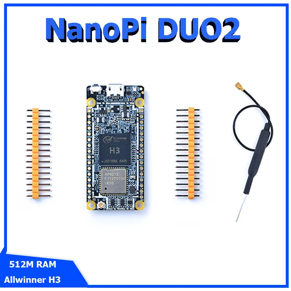NanoPi-DUO2-512M-Allwinner-H3-Cortex-A7-WiFi-Bluetooth-module-UbuntuCore-light-weight-IoT ...