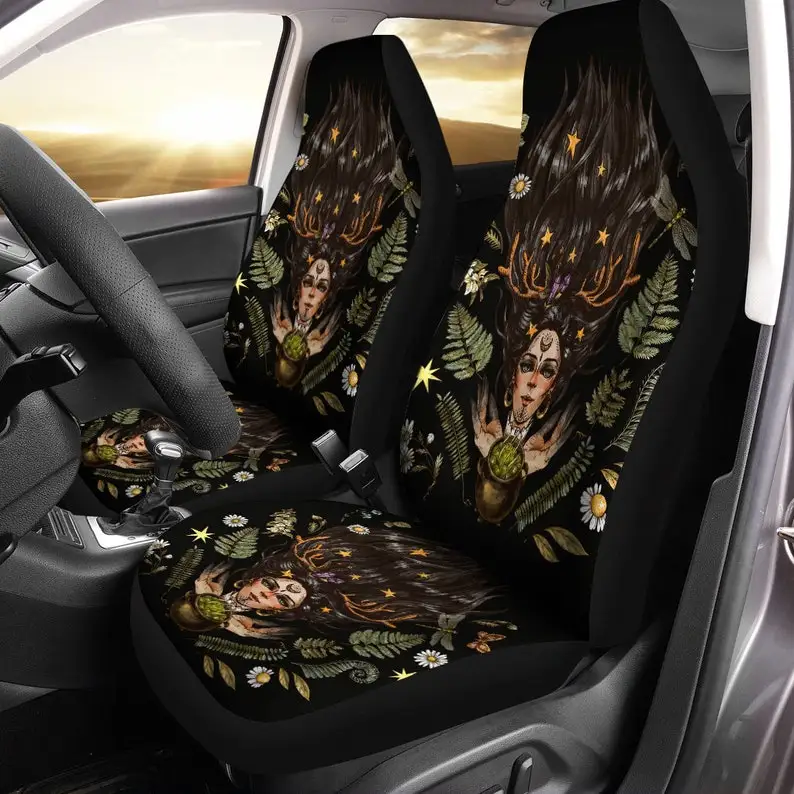 Psychedelic-Witch-Car-Seat-Covers-Wizard-Seat-Cover-Boho-Hippie-Cover ...