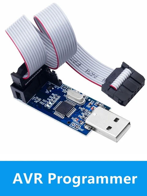 Programador USBASP USBISP AVR, USB, ISP, ASP, ATMEGA8, ATMEGA128, compatible con Win7 64, 1 unidad