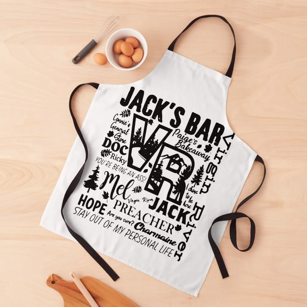 Virgin-River-Home-Of-Jacks-Bar-Apron-Chef-Uniform-For-Men-Kitchen-Items ...