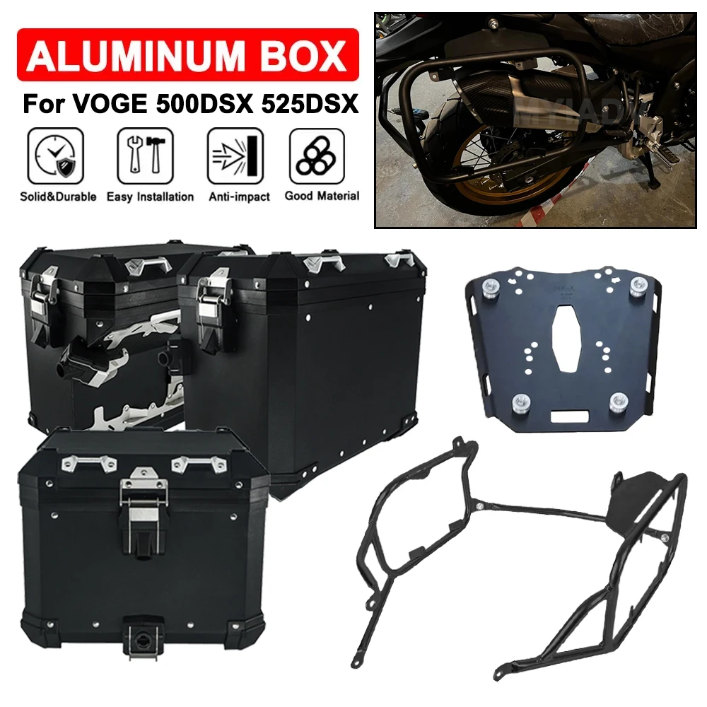 Top-Case-Pannier-Aluminum-Box-Luggage-Rack-For-VOGE-525DSX-500DSX-2023 ...