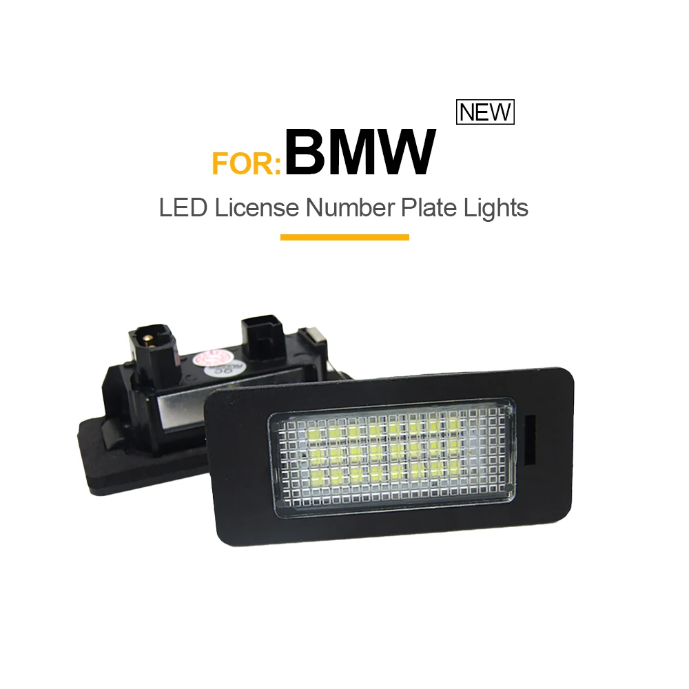 2pcs 24SMD LED License Plate Number Light For BMW E91 E92 E93 F30 ...