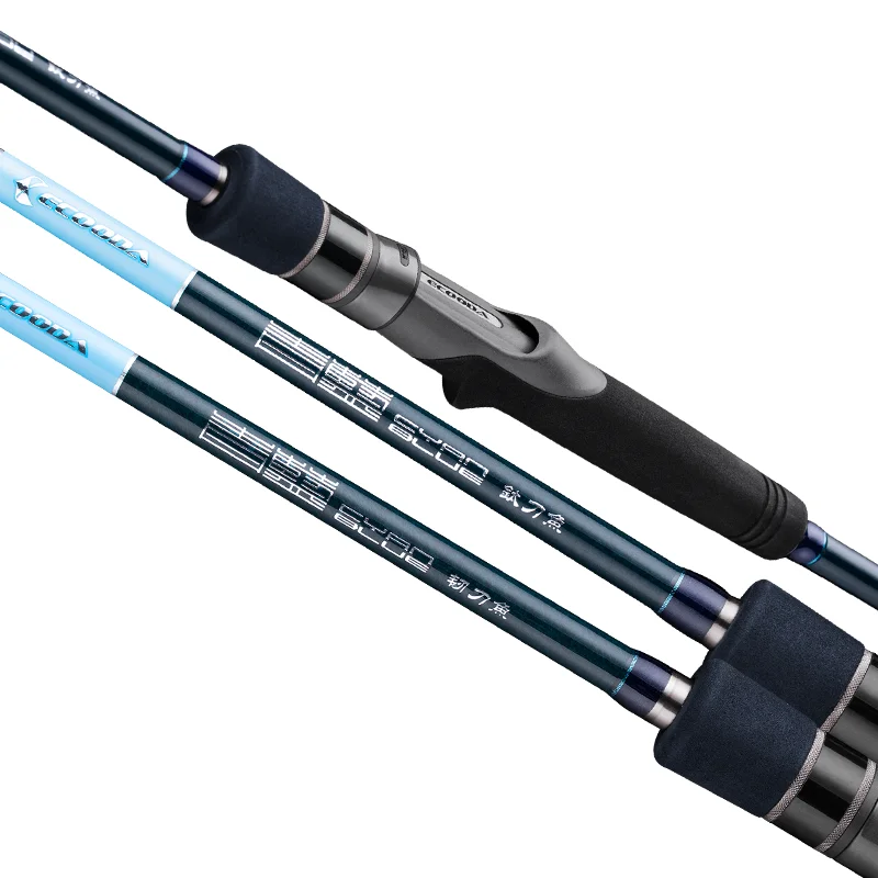 Cyan-Blue-Ecbt-Hair-Tail-Tenya-Rod-Titanium-Tip-Hairtail-Fishing-Rod ...