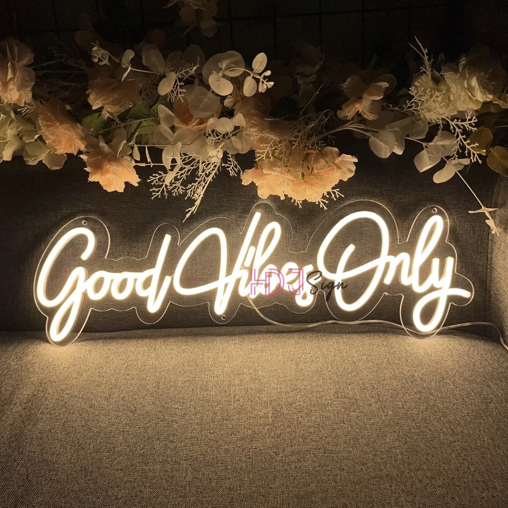 Letrero-de-ne-n-personalizado-solo-good-vibes-luz-Led-l-mparas-de-ne-n ...