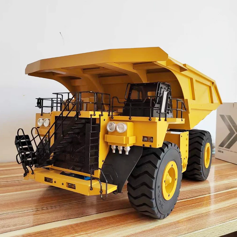 793D 1/20 RC Metal Hydraulic Mining Truck Model FS-i6X Remote Control ...