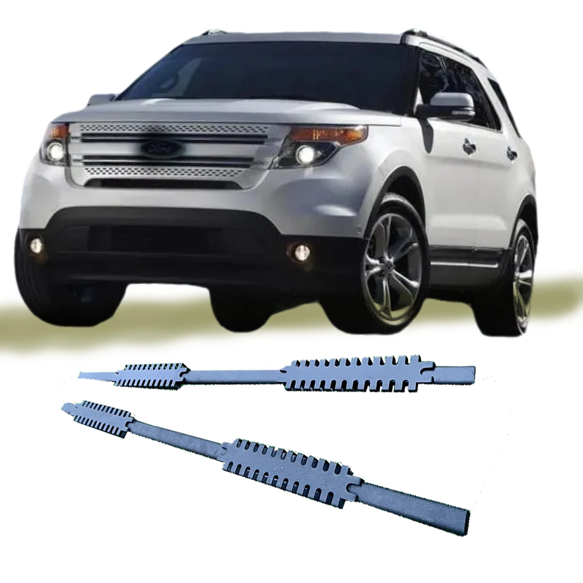 2PCS Running Board fits for Ford Explorer 2011-2019 Side Step Nerf Bars ...