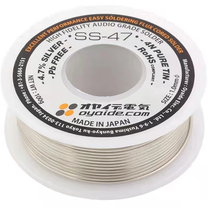 Hi-End-5meter-Oyaide-4-7-Ag-Silver-Solder-SS-47-1-0MM-Japan-Orginal ...