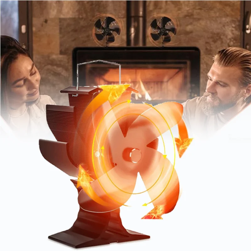 Fireplace-Mini-Stove-Fans-Thermodynamic-Fireplace-Fans-Quiet-Warming ...