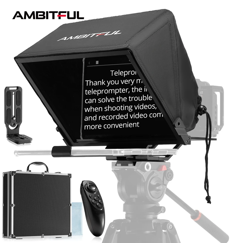 Ambitful-T14-Big-Screen-Prompter-Professional-Interview-Foldable ...