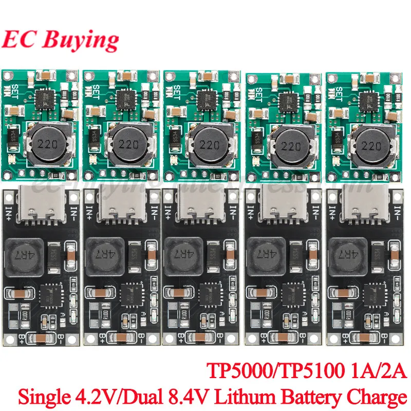 5Pcs-1pc-TP5100-TP5000-Charge-Management-Power-Module-Board-1A-2A ...
