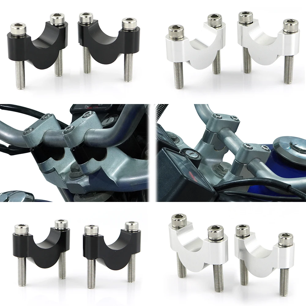 22mm-7-8-Handlebar-Risers-Fat-Bar-Riser-Fit-For-Suzuki-GN125-GN250 ...