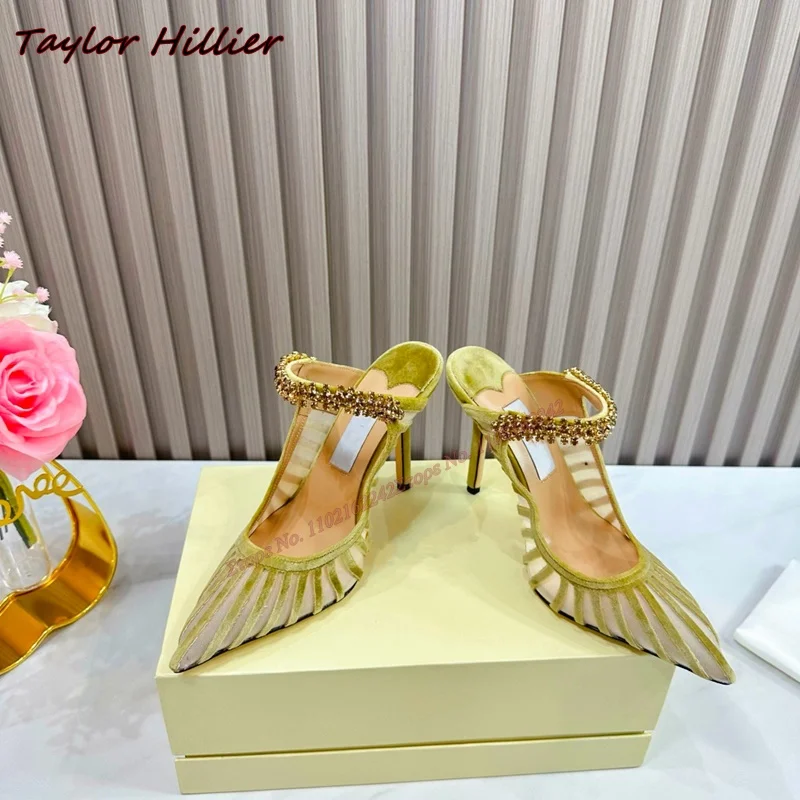 Genuine-Leather-Women-S-Slippers-Pumps-Suede-Pointed-Stiletto-Elegant ...