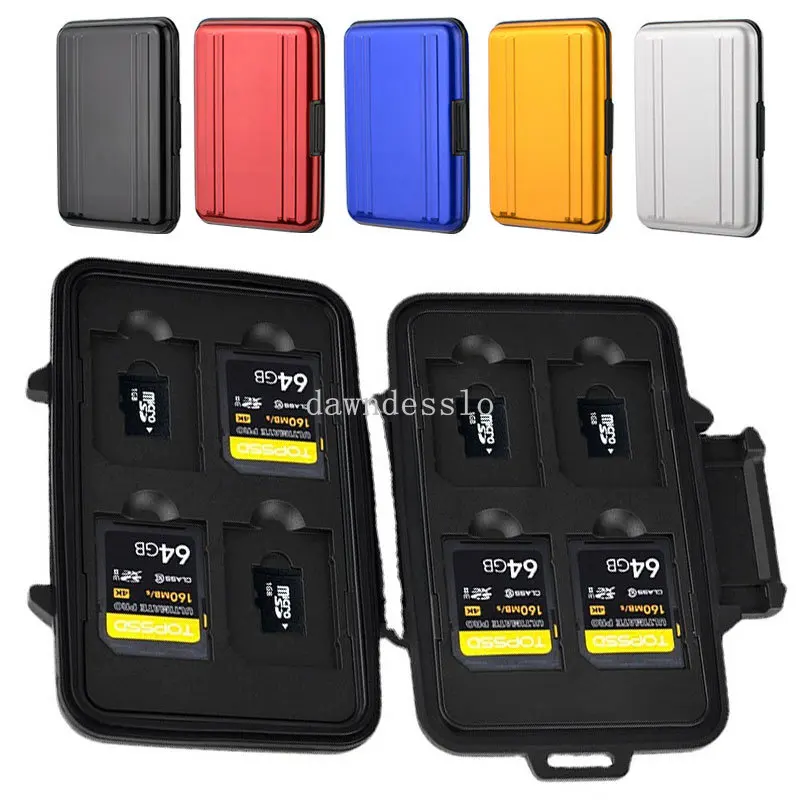 12-Slots-Waterproof-SD-Card-Case-Micro-SD-Card-Holder-Microsd-Case-Soft ...