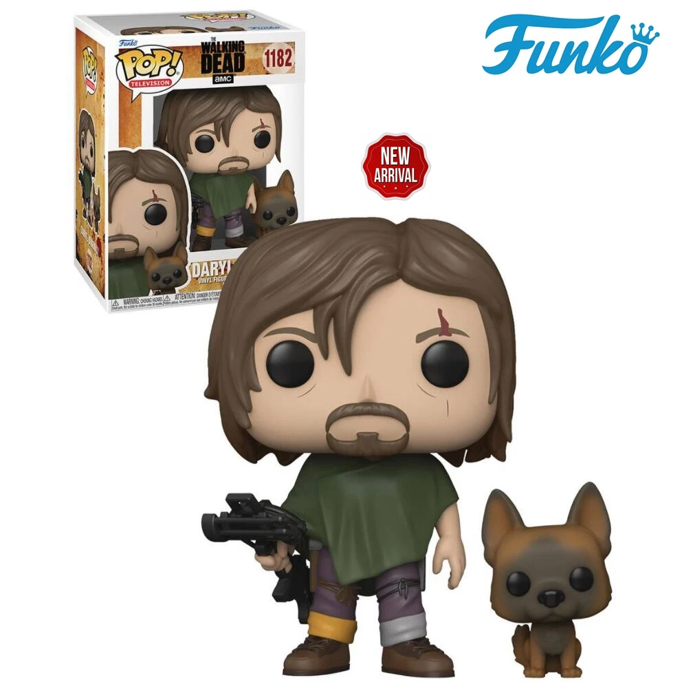 Funko-POP-figuras-de-TV-AMC-Walking-Dead-Daryl-Xon-con-perro-modelo-de ...