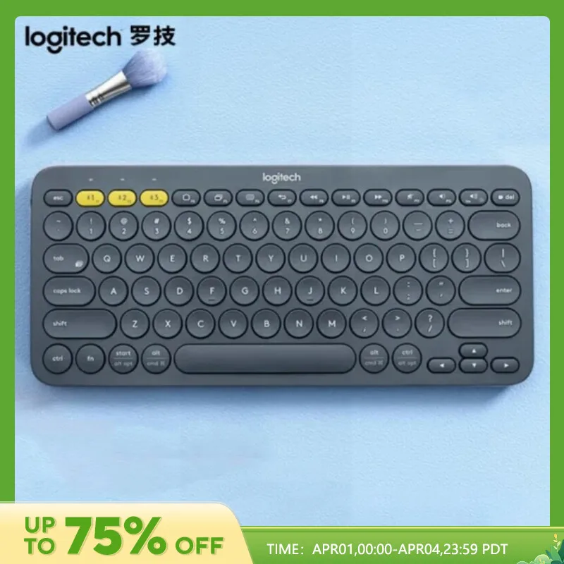 Logitech-K380-Wireless-Bluetooth-Network-Red-Keyboard-Tablet-iPad ...