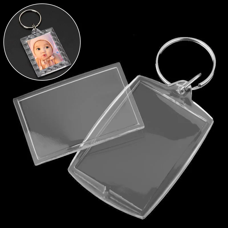 Empty Id Card Key Chain